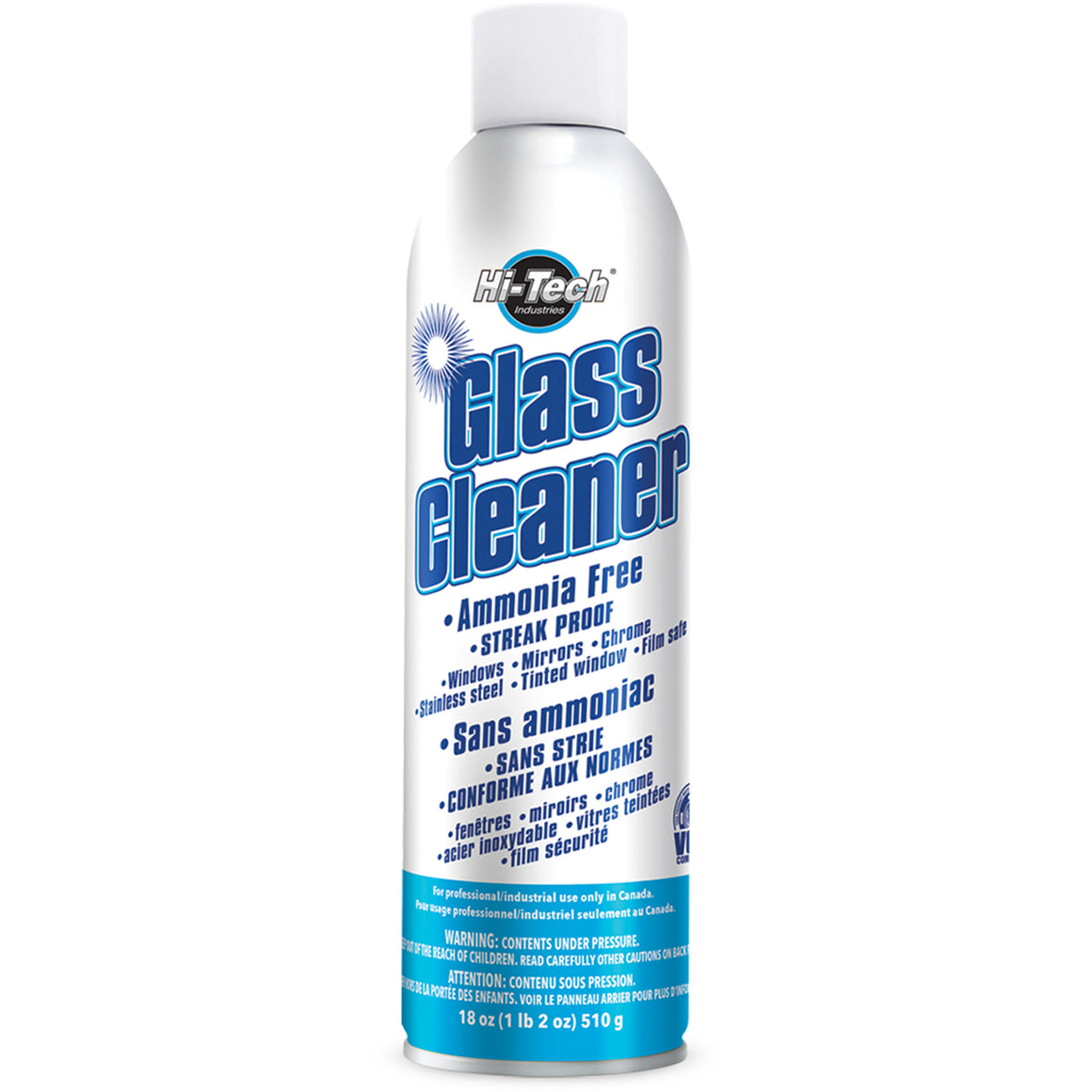 Hi-Tech Streak Proof Glass Cleaner Ammonia Free – Hi-Tech Industries (NEW)