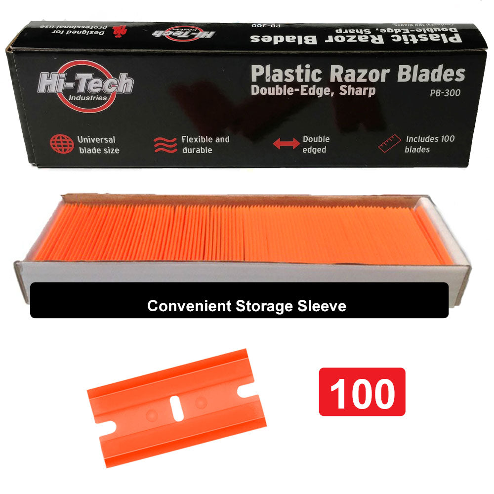 Double Edge Plastic Razor Blades – Discount Car Care Products