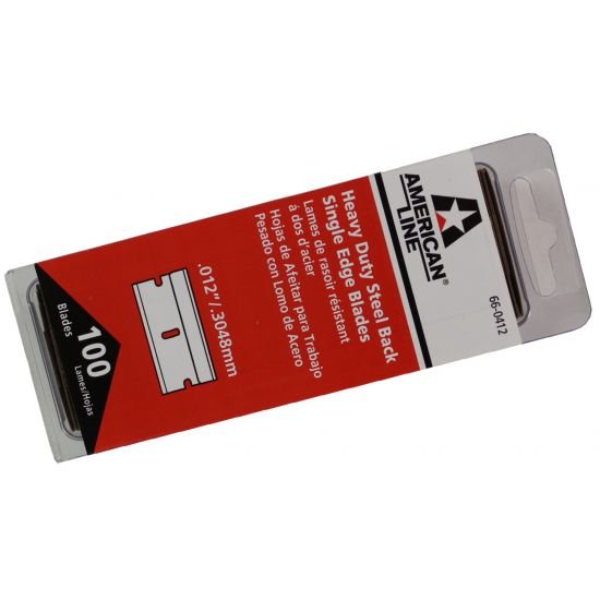 Single Edge Razor Blades #12 100 Pack – Discount Car Care Products