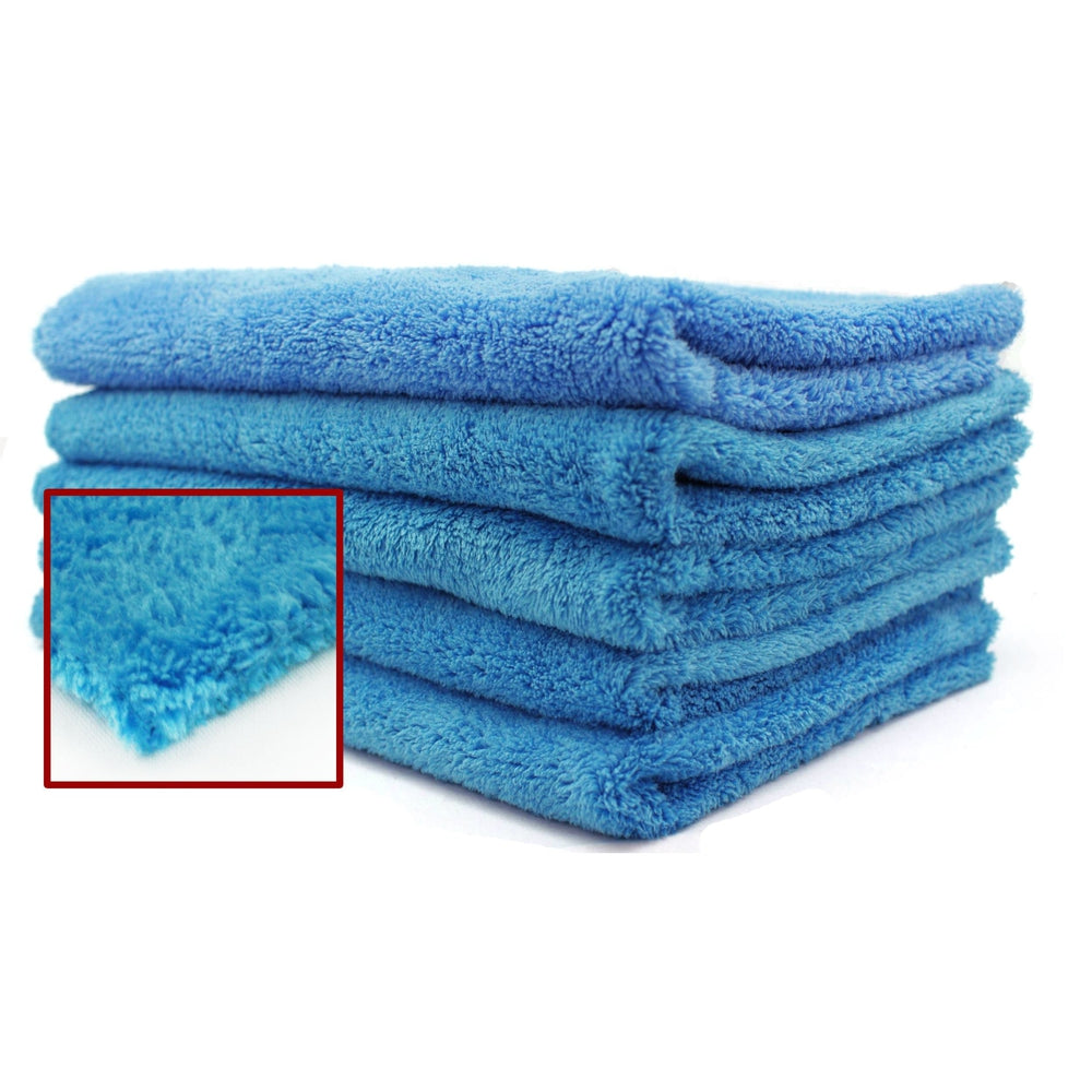Edgeless Ultra Plush Blue Microfiber - 16" x 24" – Discount Car Care ...